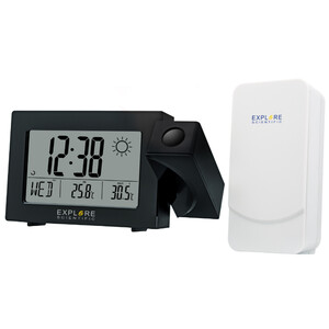 Explore Scientific Projection clock with weather forecast