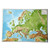 Georelief European relief map, large, 3D