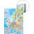Stiefel Europe postal code map on board, for pinning to