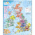 Stiefel Great Britain Post Code Map (english)