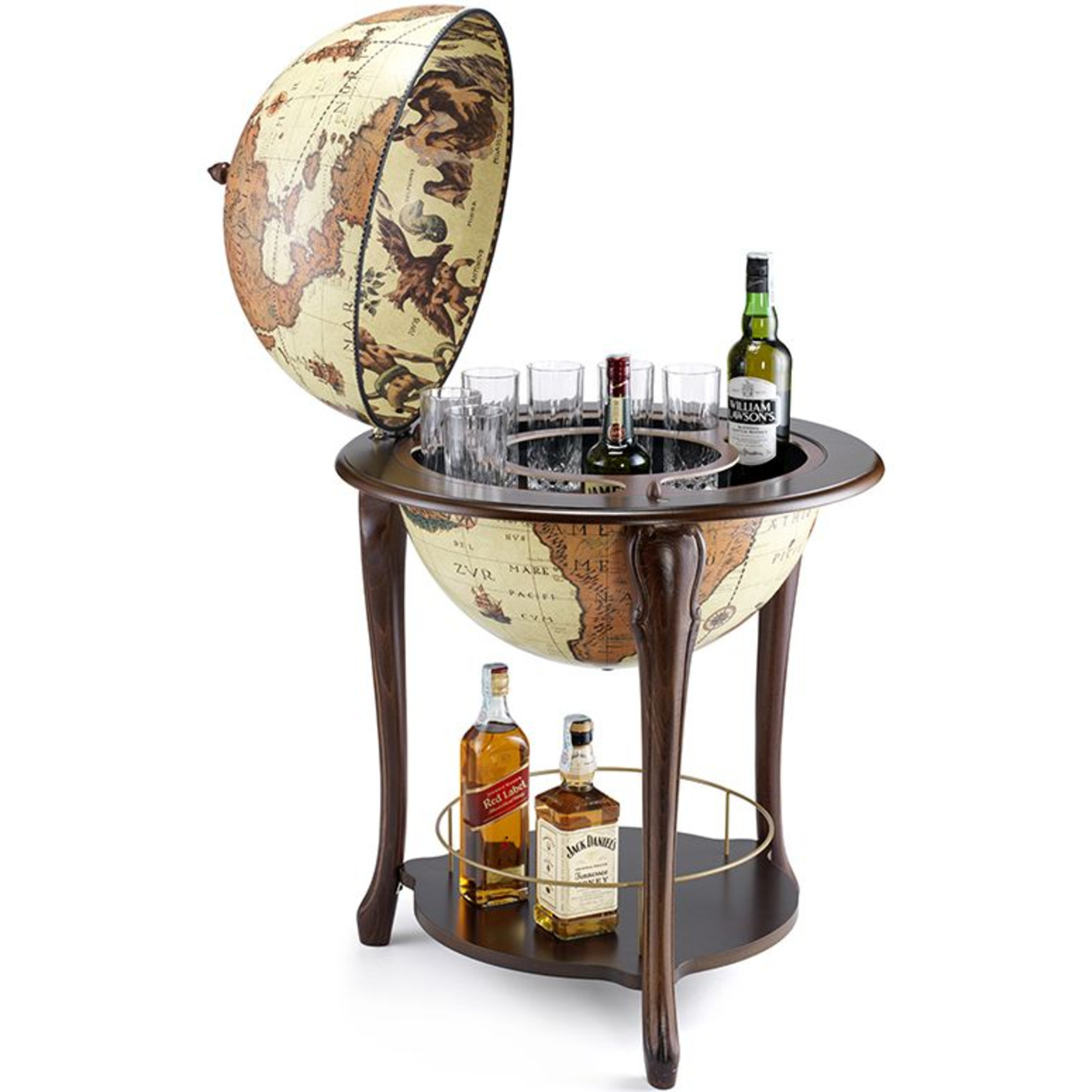 Zoffoli living Globe Bar Atena Safari 50cm