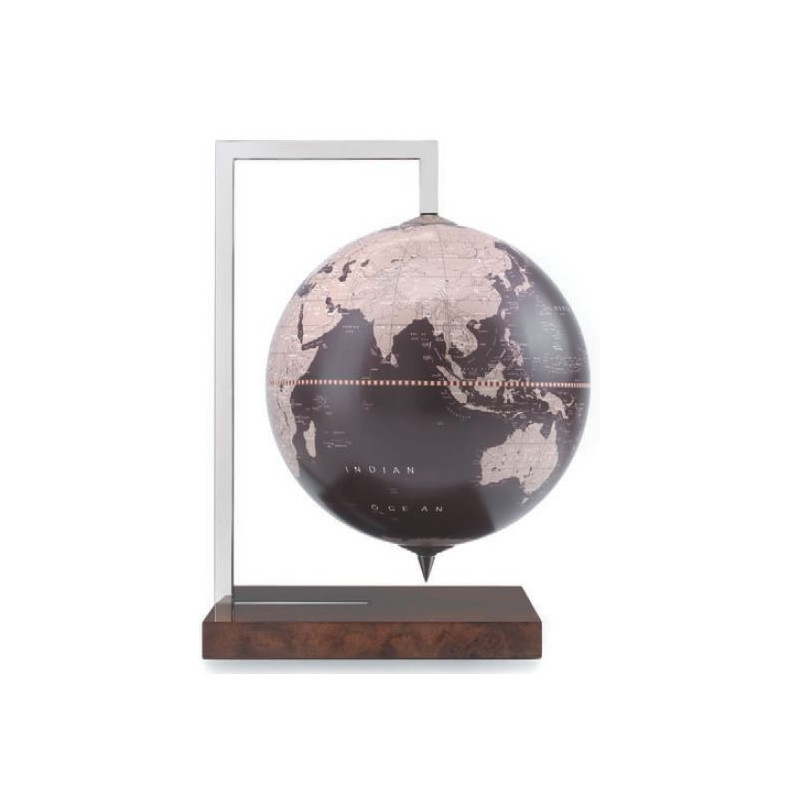 Zoffoli living Globe Quadra Radica (Dark brown) 22cm