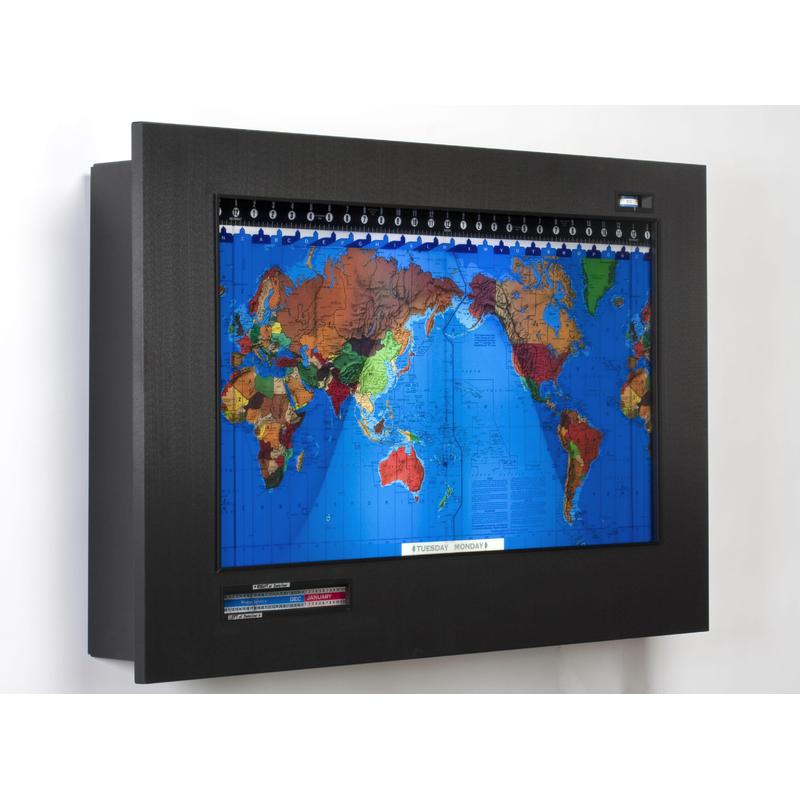 Geochron Original Kilburg in black anodised aluminium and black ...