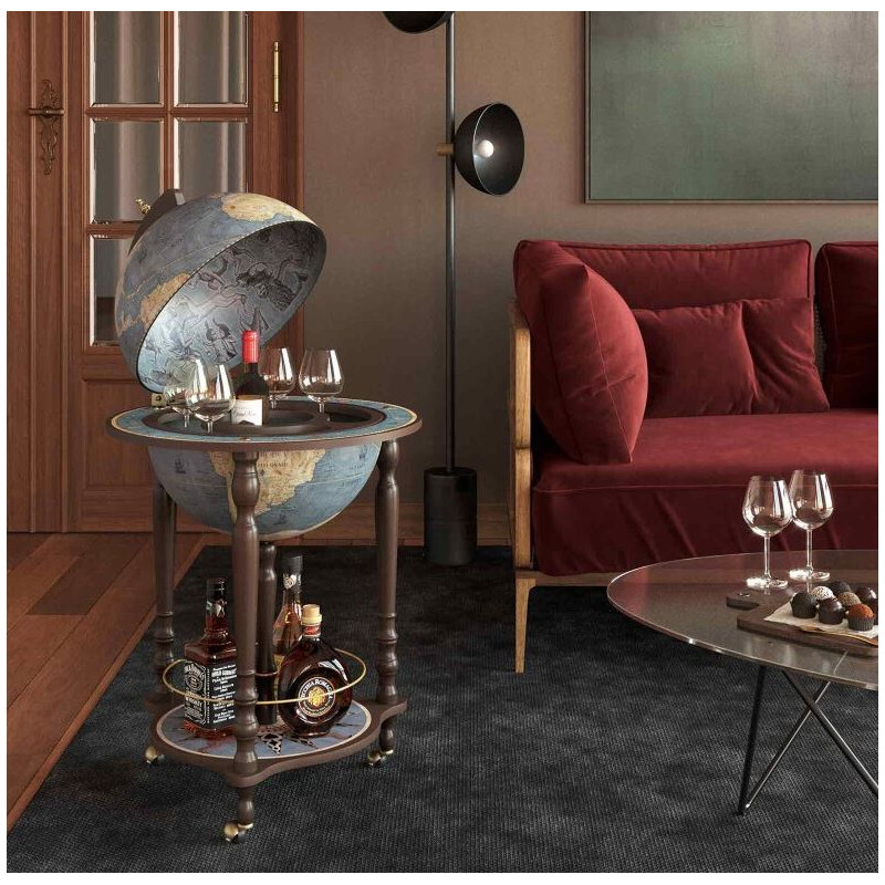 Globe Bar Set Up Inside